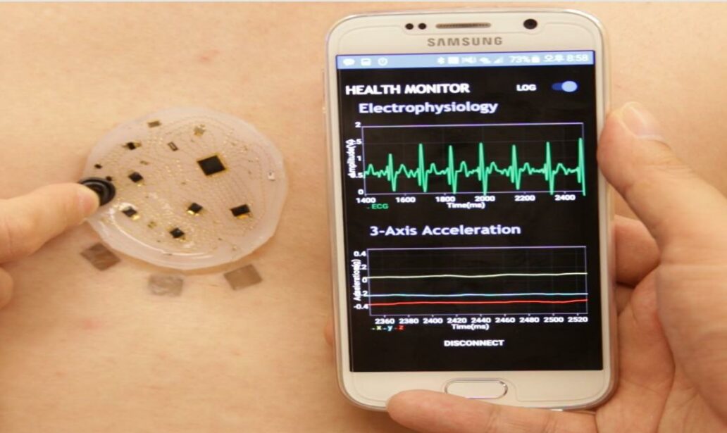 Small, adhesive, wireless patch collects, transmits, extensive health ...
